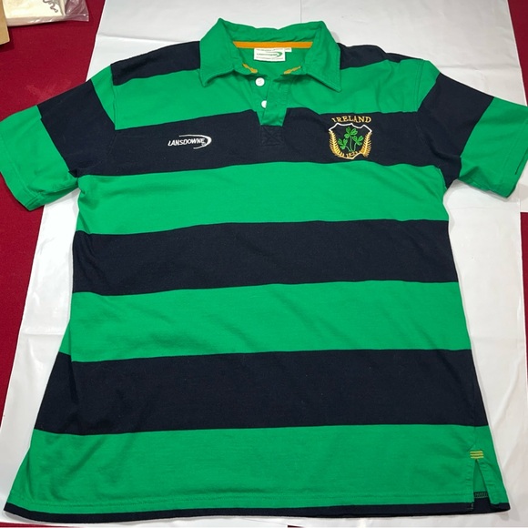 Lansdowne | Shirts | Lansdowne Ireland Rugby Polo Shirt Men 2xl Large ...